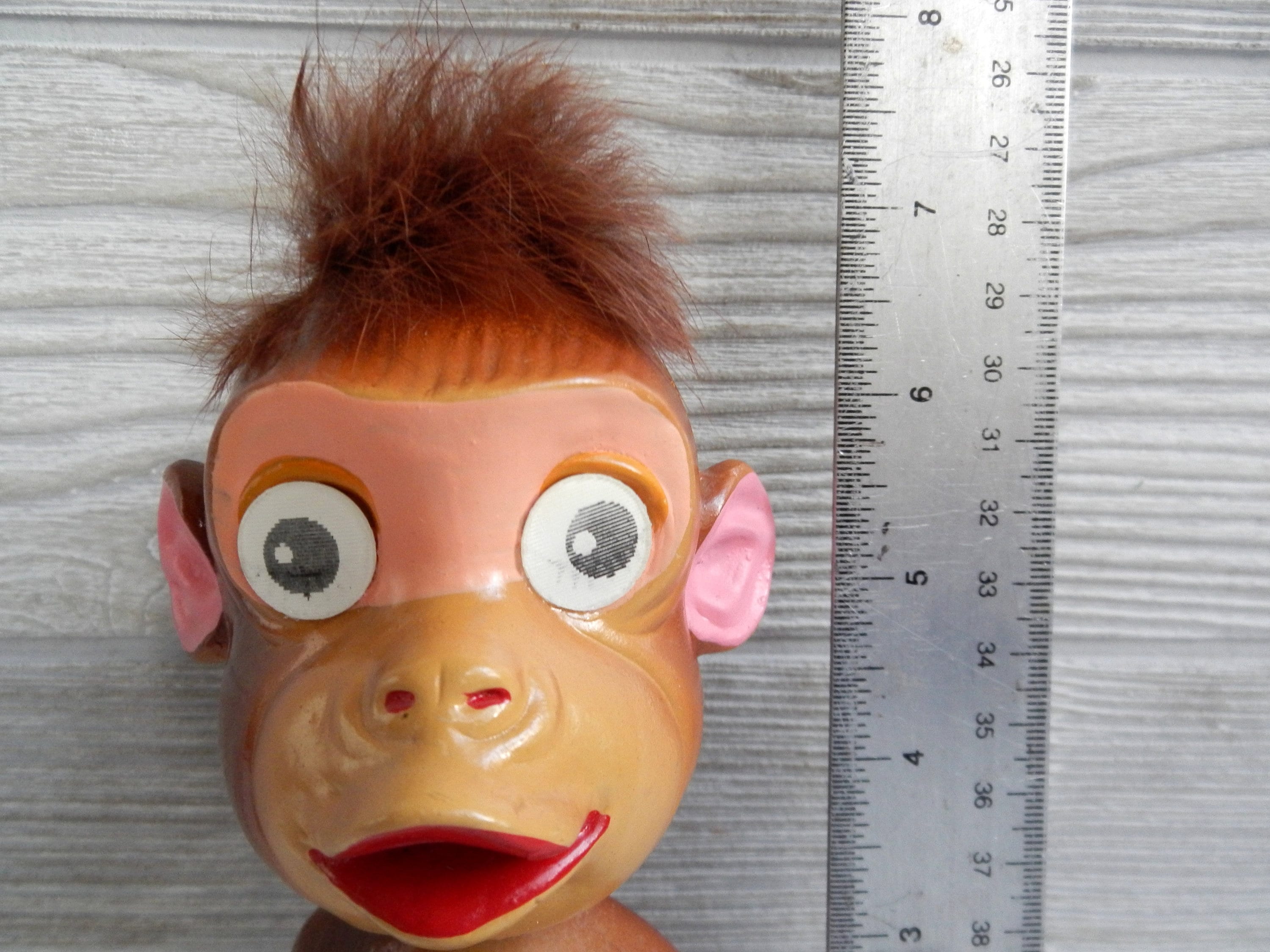 Vintage Made in Japan Monkey Bobblehead With Blinking Eyes - Etsy