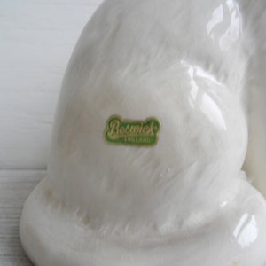 Vintage 1960's Beswick Porcelain White Cat Figurine 1877 - Etsy