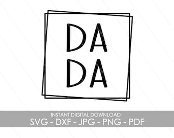 Dad Svg Dada SVG Dada png Dada Cursive Svg Dada Script Svg File Dada ...