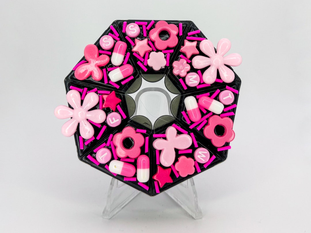Goth but Make It Barbie Weekly Pill Organizer - Etsy