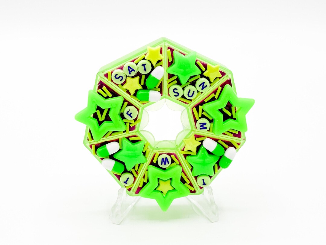 Defying Gravity Wicked Themed Weekly Pill Organizer - Etsy