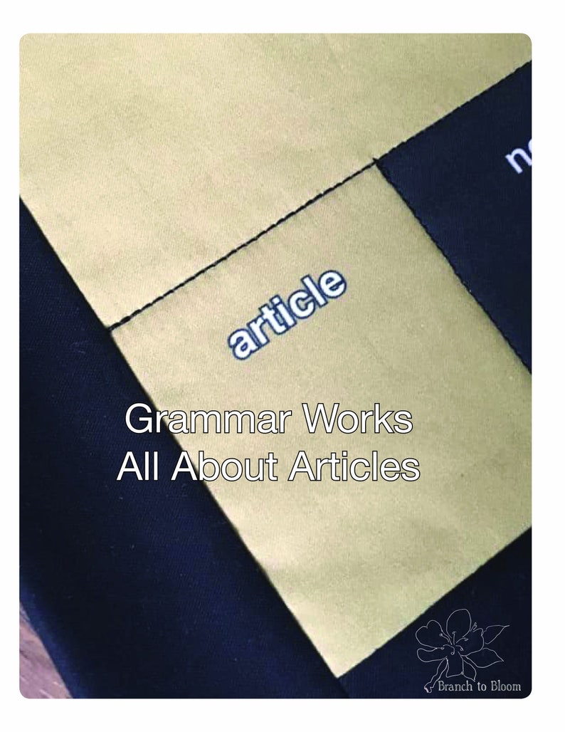 Montessori Montessori Article Lessons Montessori Grammar - Etsy