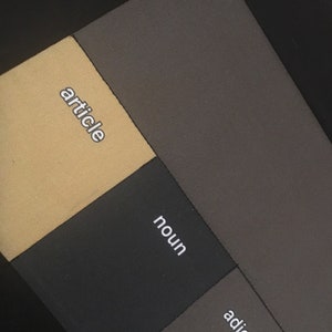 Montessori Grammar Box Mats, Montessori Materials, Montessori Language ...