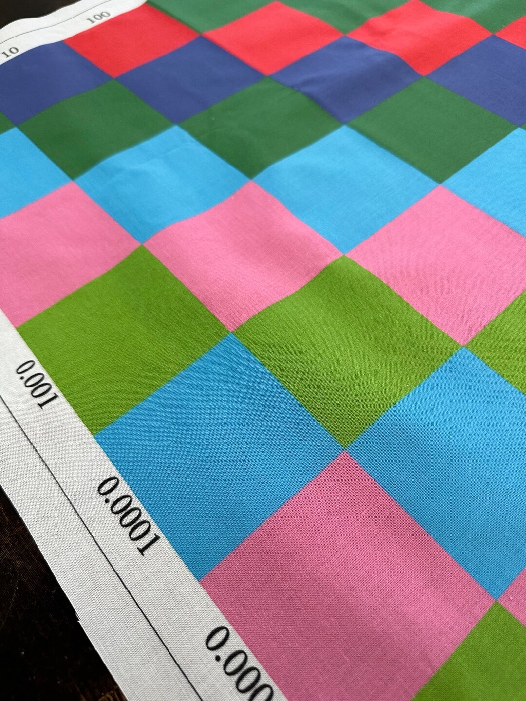 Montessori Math, Decimal Checkerboard, Printed Montessori Math Fabric ...