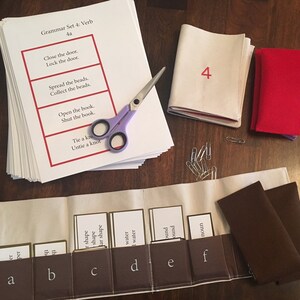 PDF Download Montessori Grammar Box Cards, Montessori Printable ...