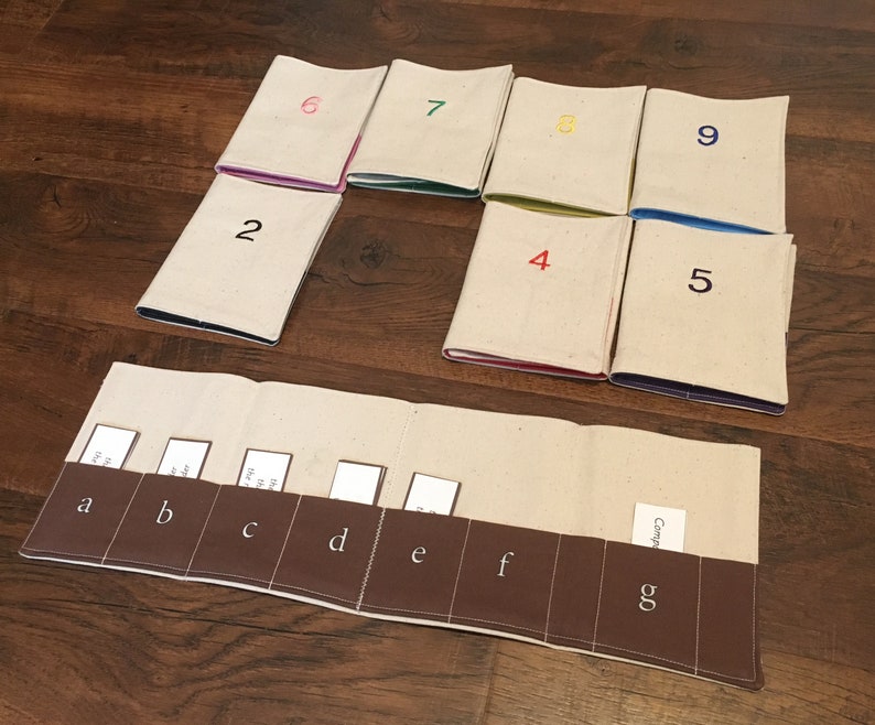 Montessori Elementary Grammar Box Filling Envelope Set | Etsy