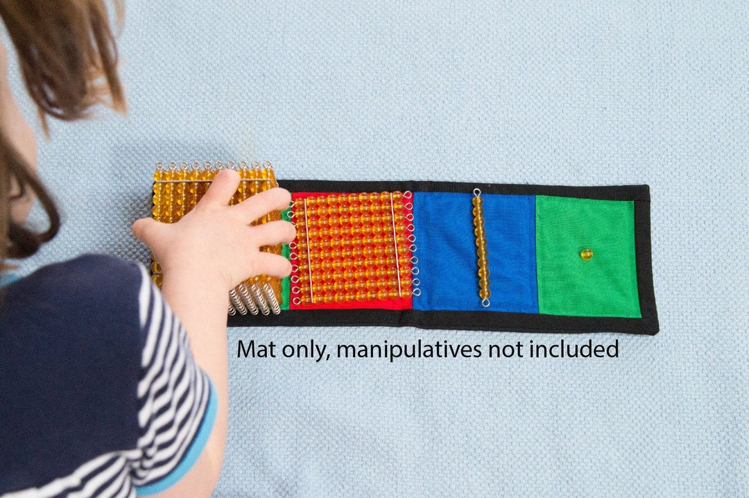 Montessori Golden Bead Mat Montessori Math Introduction to - Etsy UK