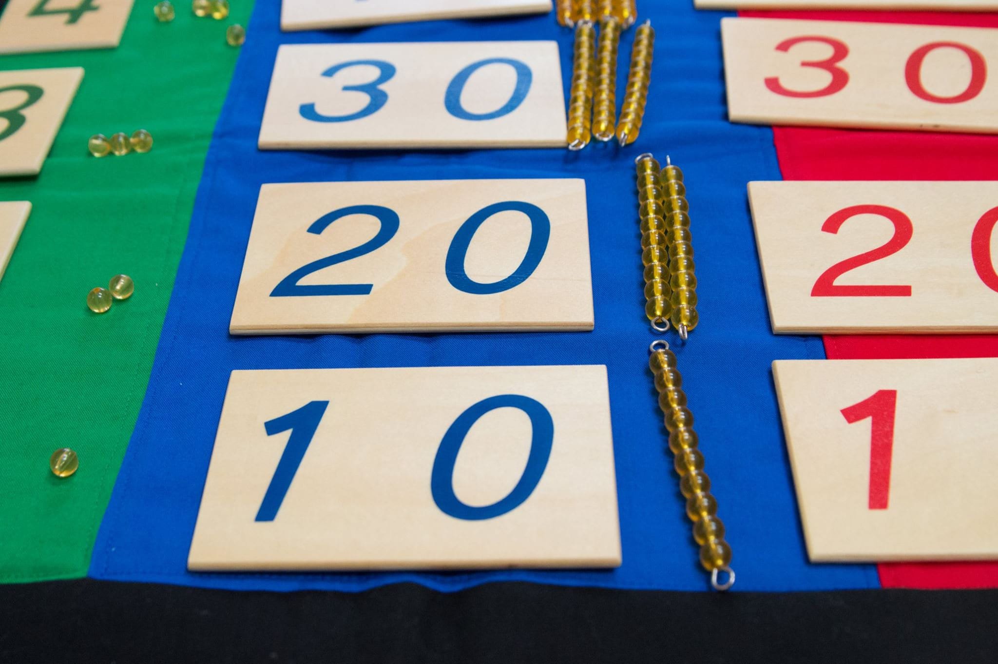 Montessori Math Montessori 45-layout Mat Montessori Golden - Etsy