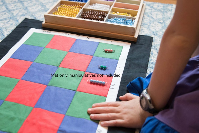 Montessori Multiplication Checkerboard Mat - Etsy