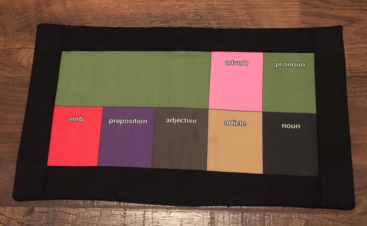 Montessori Grammar Box Mats Montessori Materials Montessori - Etsy