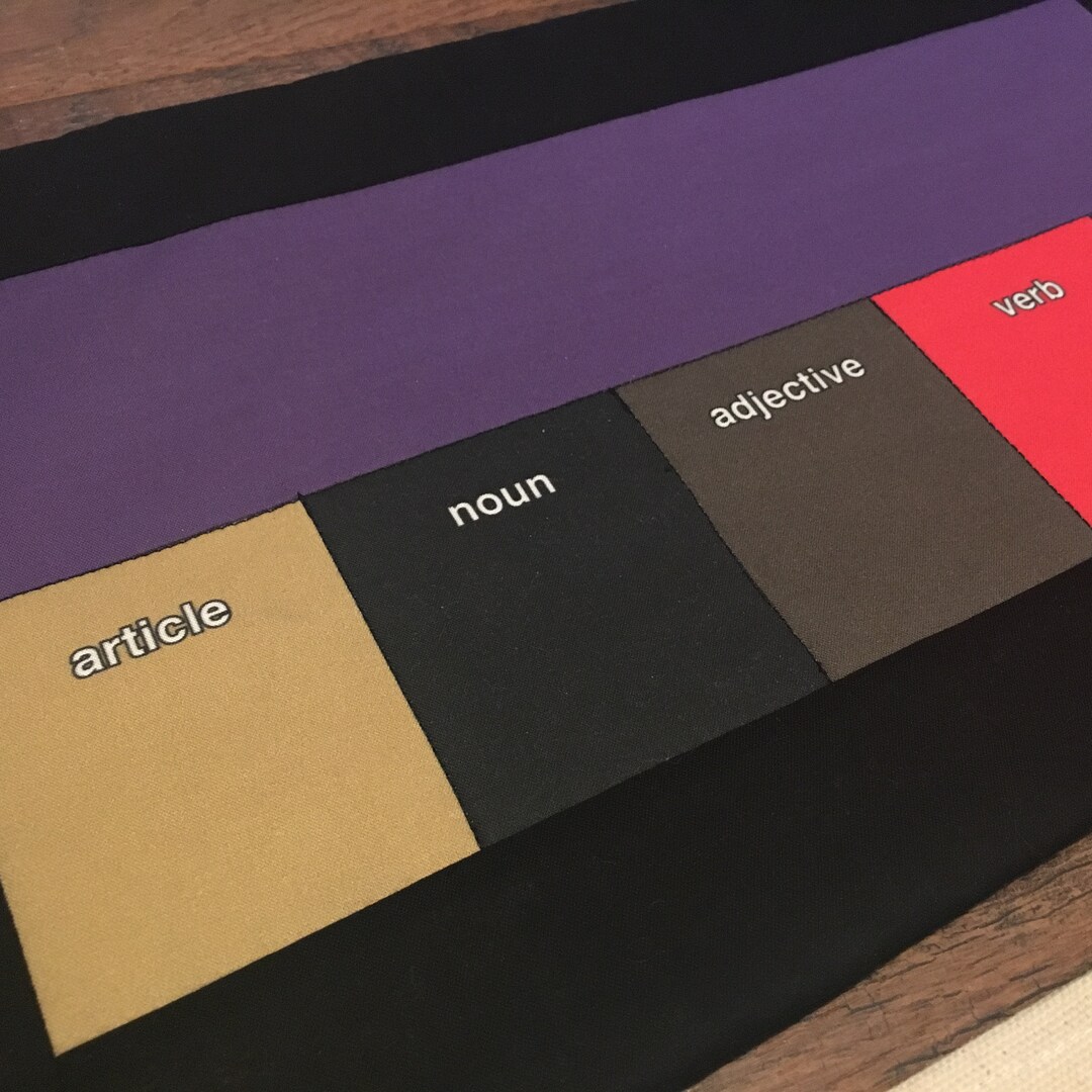 Montessori Grammar Box Mats, Montessori Materials, Montessori Language ...