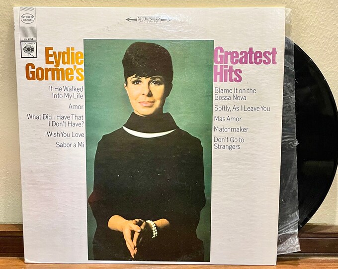 Vintage Eddie Gorme’s Greatest Hits Vinyl Columbia Record - Etsy