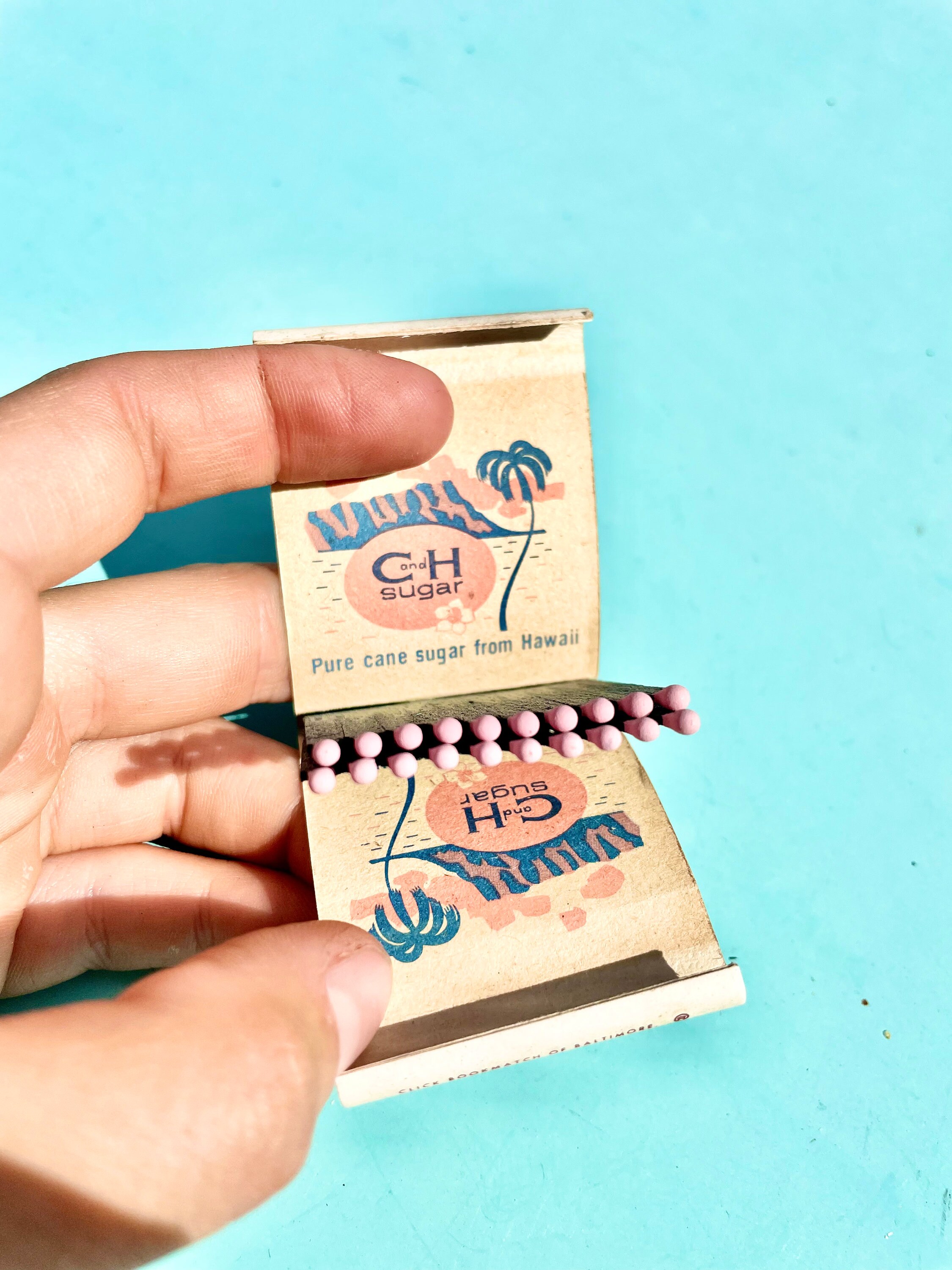 Vintage RARE C&H Pure Cane Sugar Hawaii Promo Matchbook - Etsy