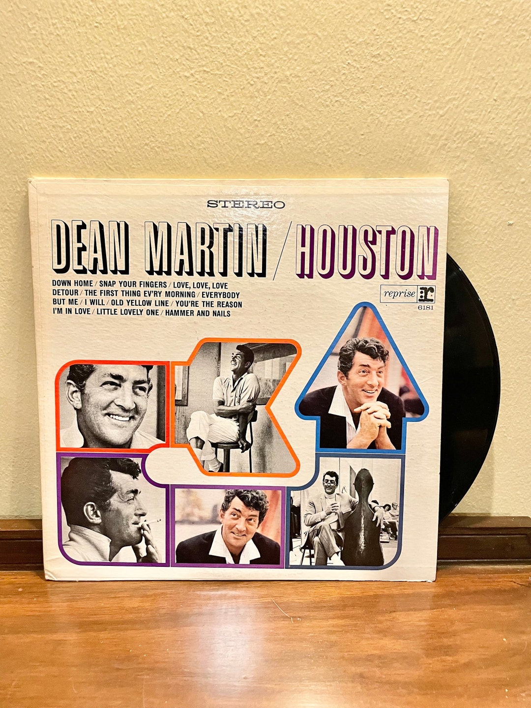 Vintage Dean Martin Houston Vinyl Reprise Record - Etsy