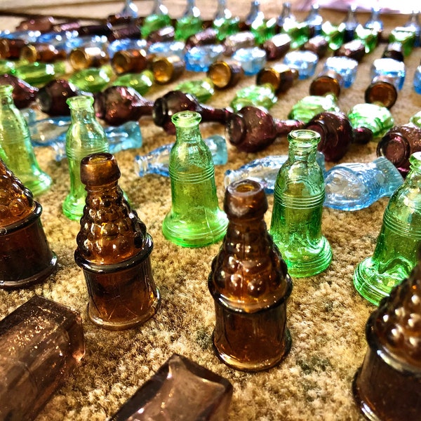 Wheaton Miniature Glass Bottle - Etsy