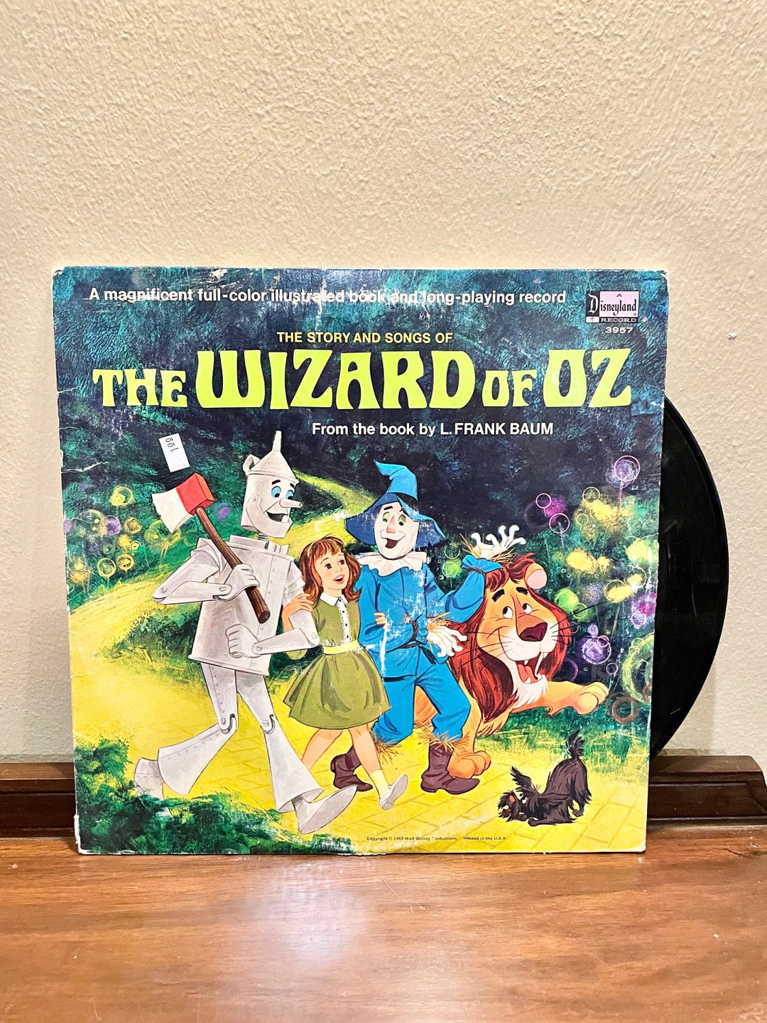 Vintage 1969 Disneyland the Songs and Stories of Wizard of Oz Vinyl ...