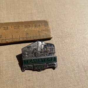 Vintage Teamster Union 957 Dayton Ohio Pin Badge Button 1940s/1950s - Etsy