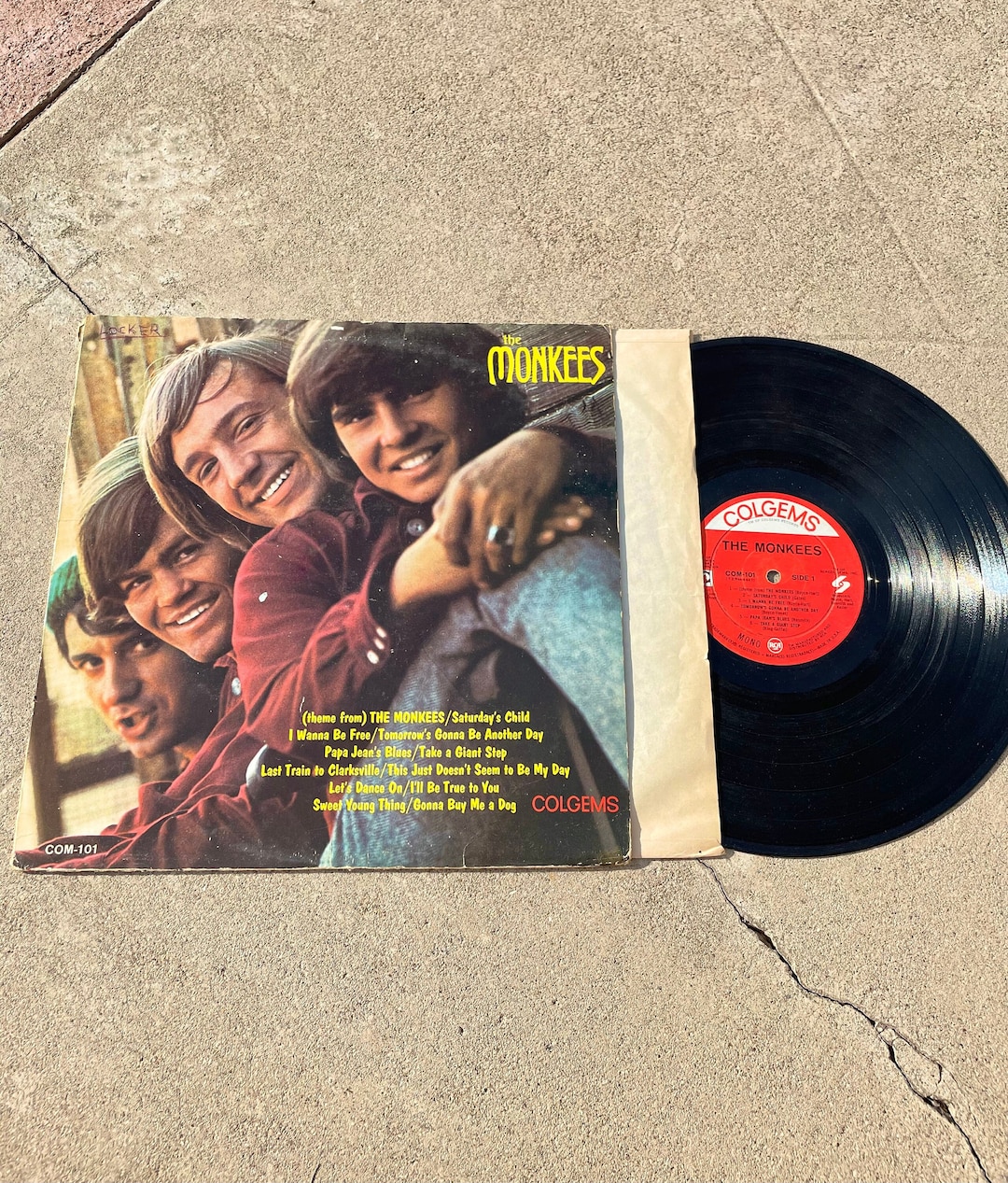 Vintage Meet the Monkeys Debut Album Vinyl - Etsy