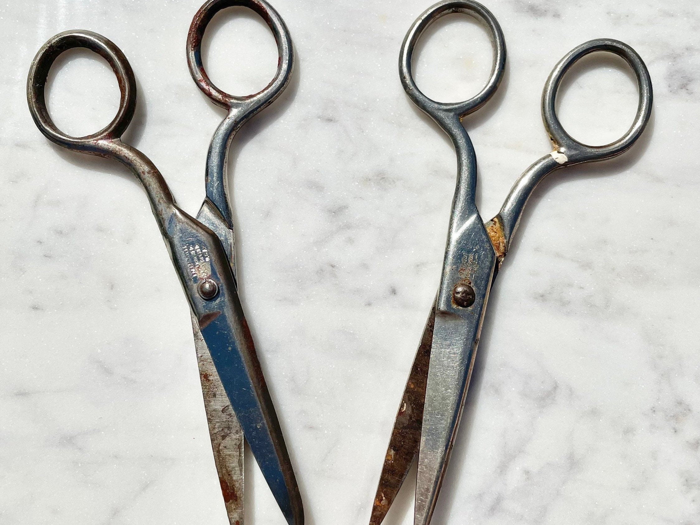 Vintage Kleencut USA Made Forged Scissors Set - Etsy