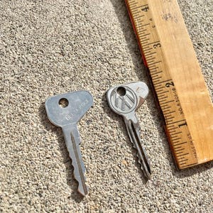Vintage VW Volkswagen Keys Cut - Etsy