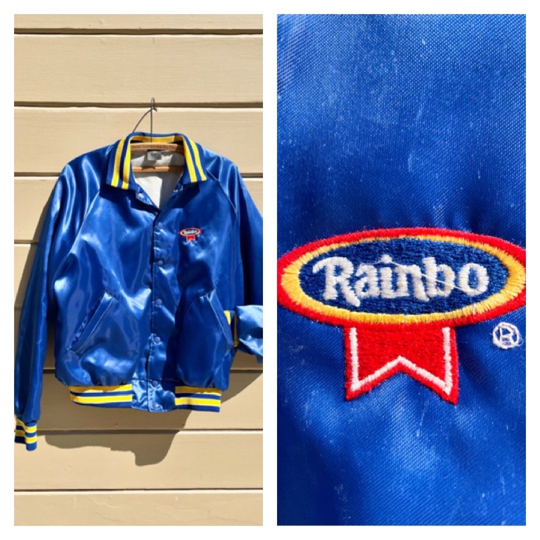 Vintage Rainbo Bread Bakery Company Aristo Jac Bomber Letterman Jacket ...