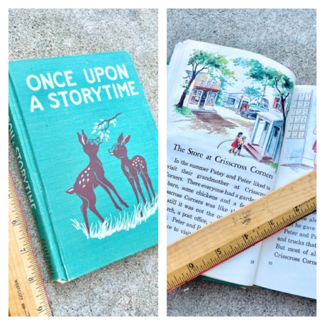 Vintage 1955 Once Upon A Storytime by Guy L. Bond Book - Etsy