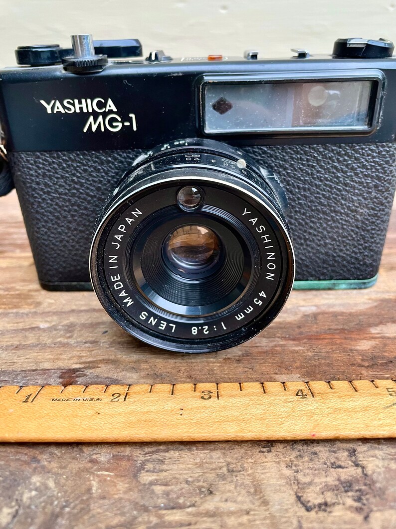 Vintage Yashica MG-1 Camera W/ Case - Etsy UK