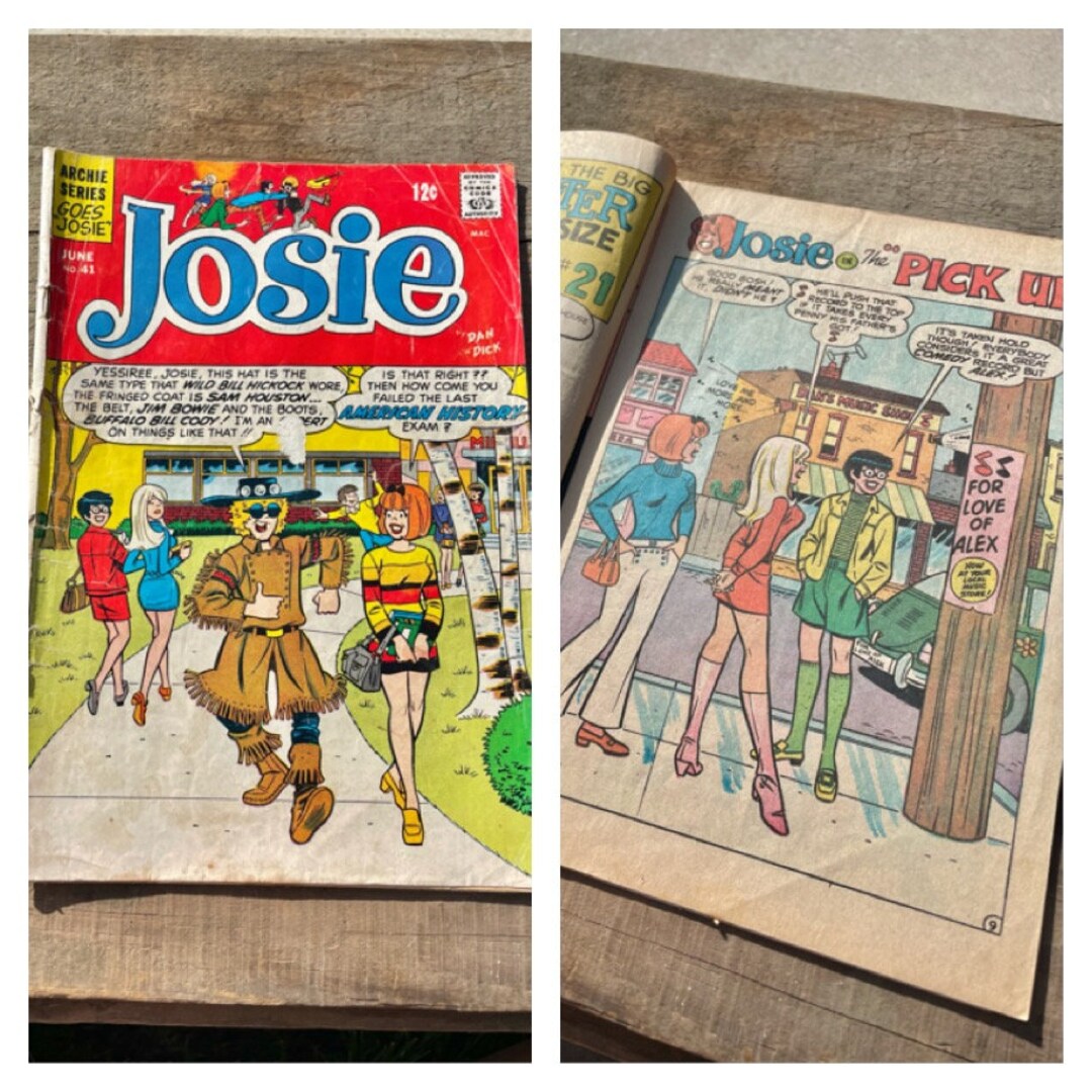 Vintage Josie No. 41 June 1969 Archie Series Comic Book - Etsy