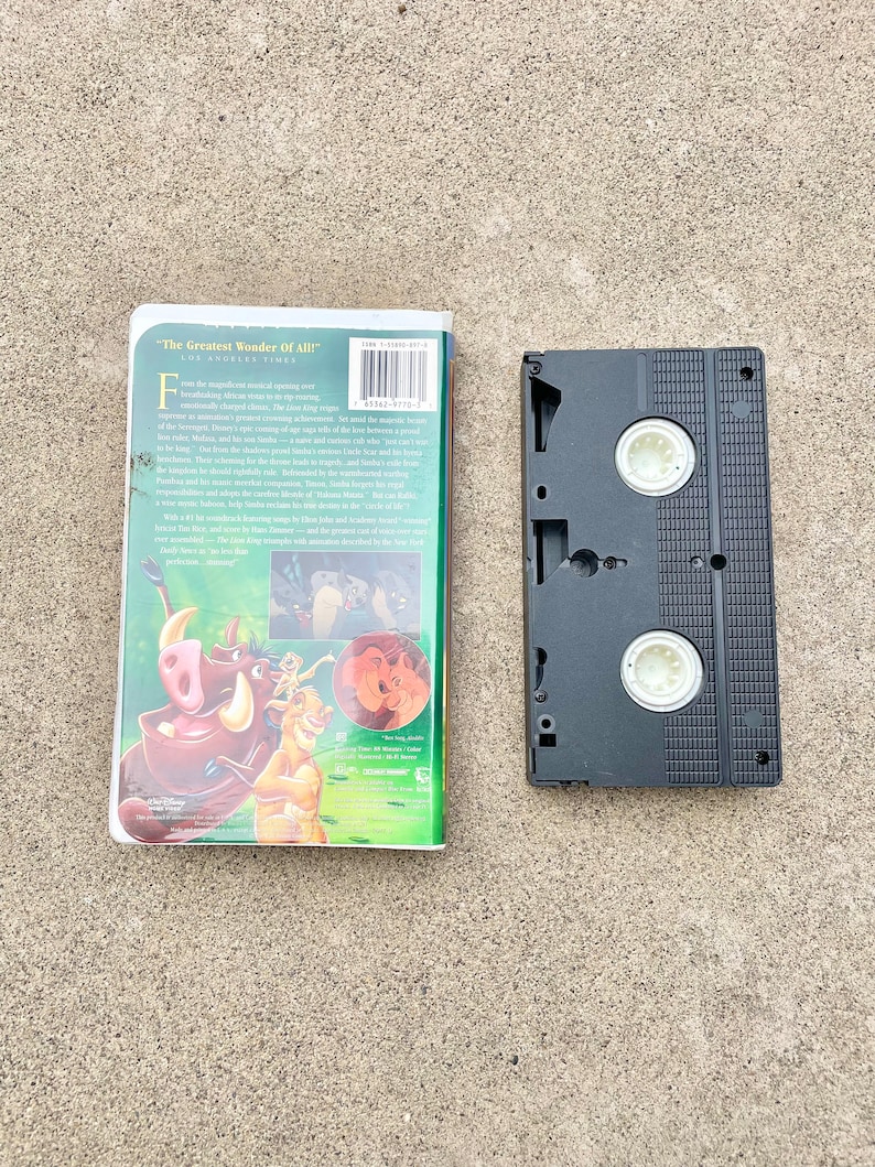 Vintage Walt Disney’s the Lion King VHS Tape - Etsy Canada