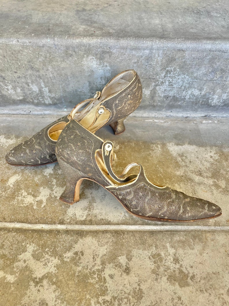Vintage 1910s-1920s Edwardian/flapper Women’s Heels Shoes - Etsy