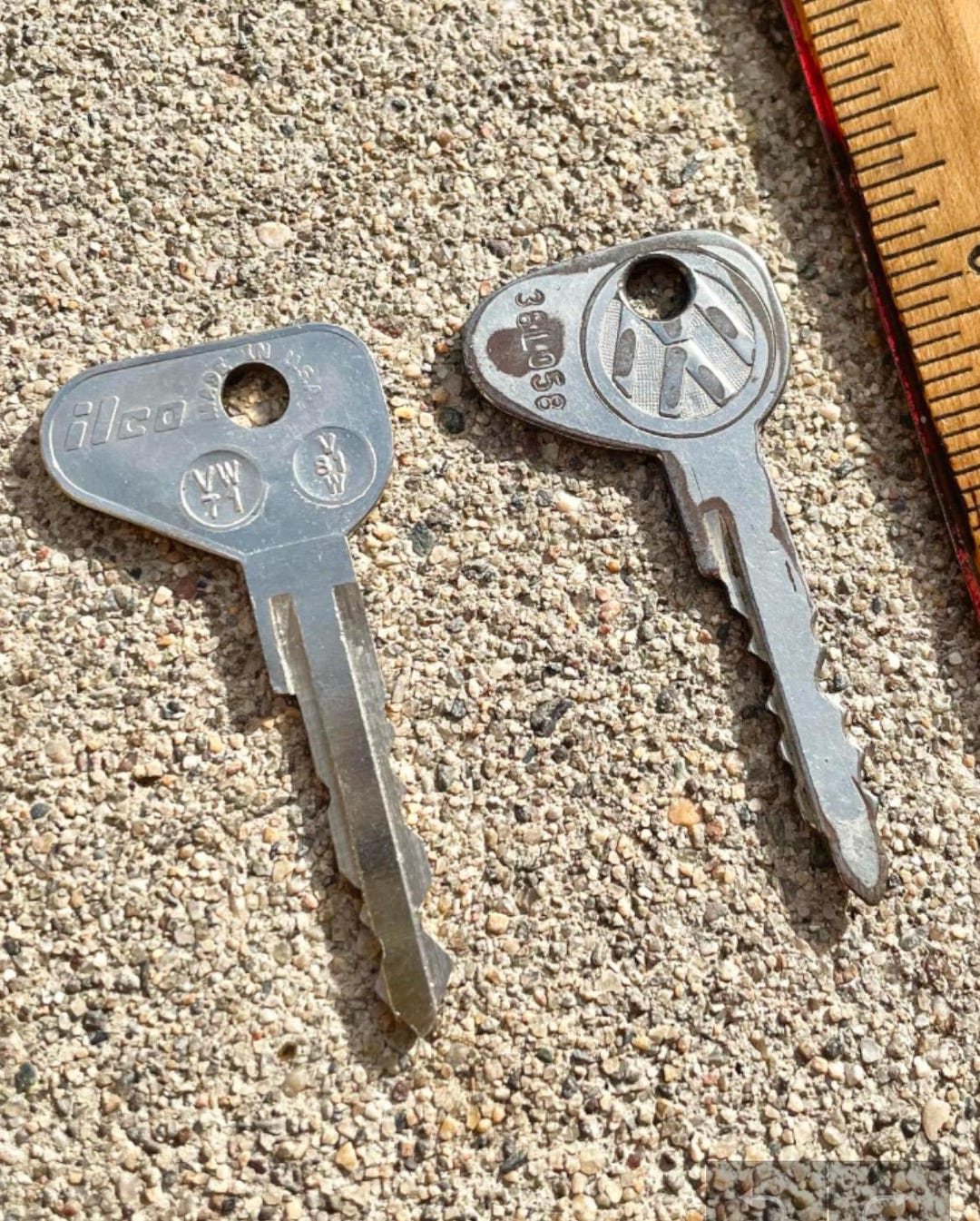 Vintage VW Volkswagen Keys Cut - Etsy