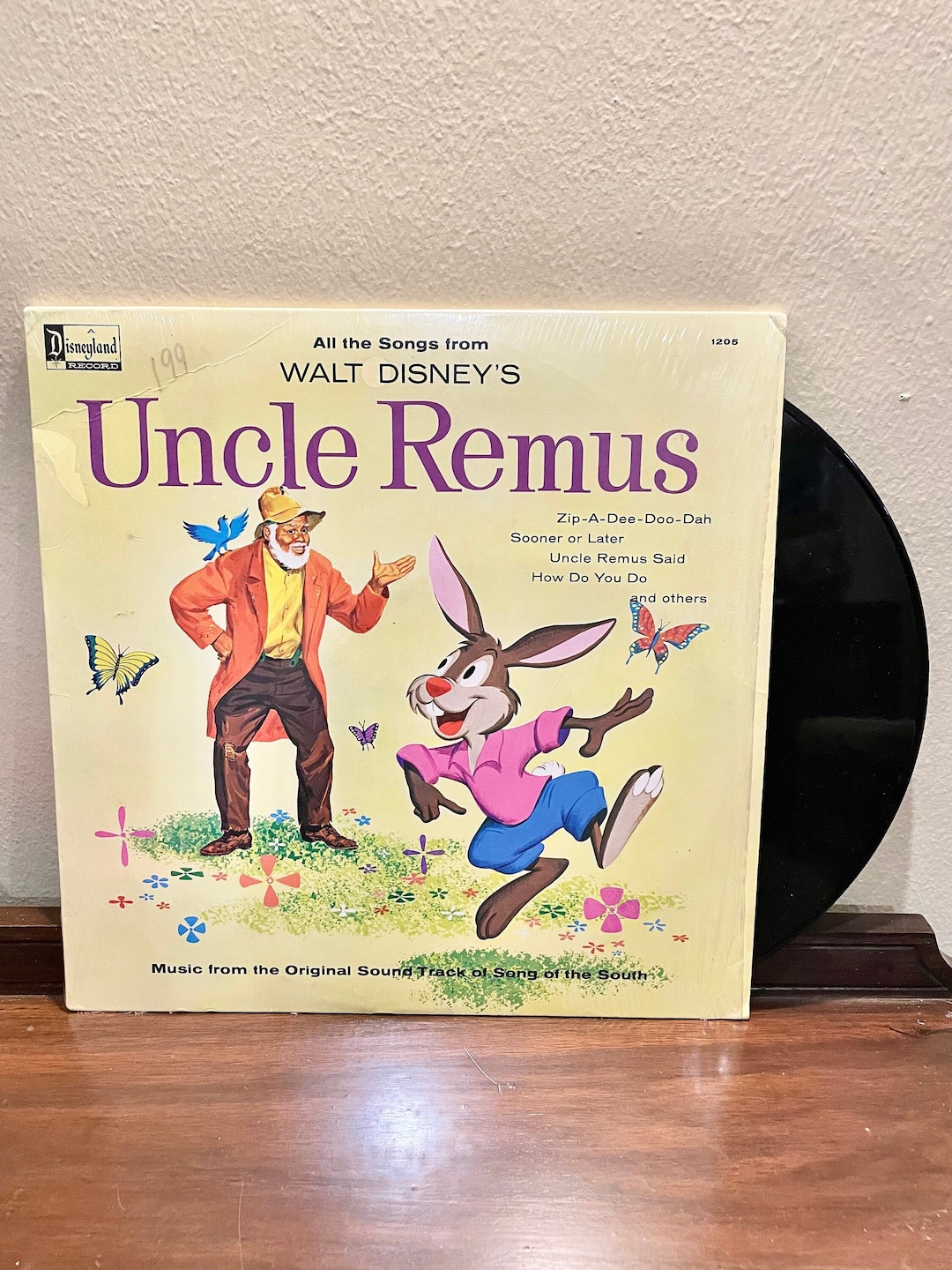 Vintage 1963 Walt Disney’s Uncle Remus Song of the South Vinyl Record ...