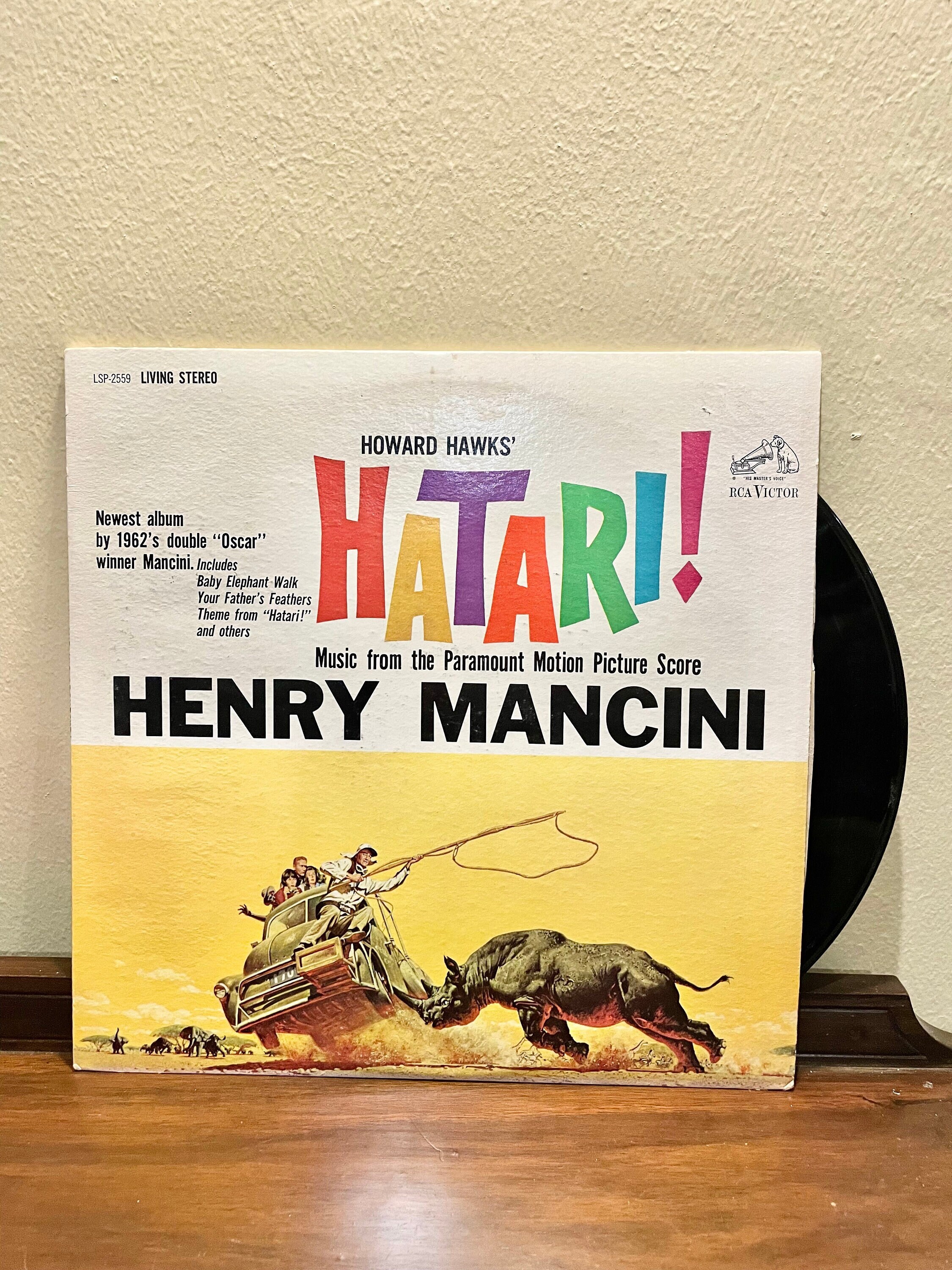 Vintage Henry Mancini Hatari Movie Soundtrack Vinyl RCA Record - Etsy