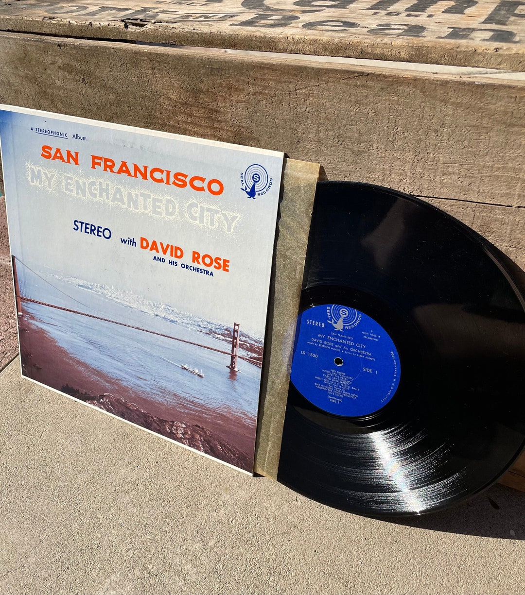 Vintage San Francisco My Enchanted City Stereo With David Rose Vinyl 78 ...