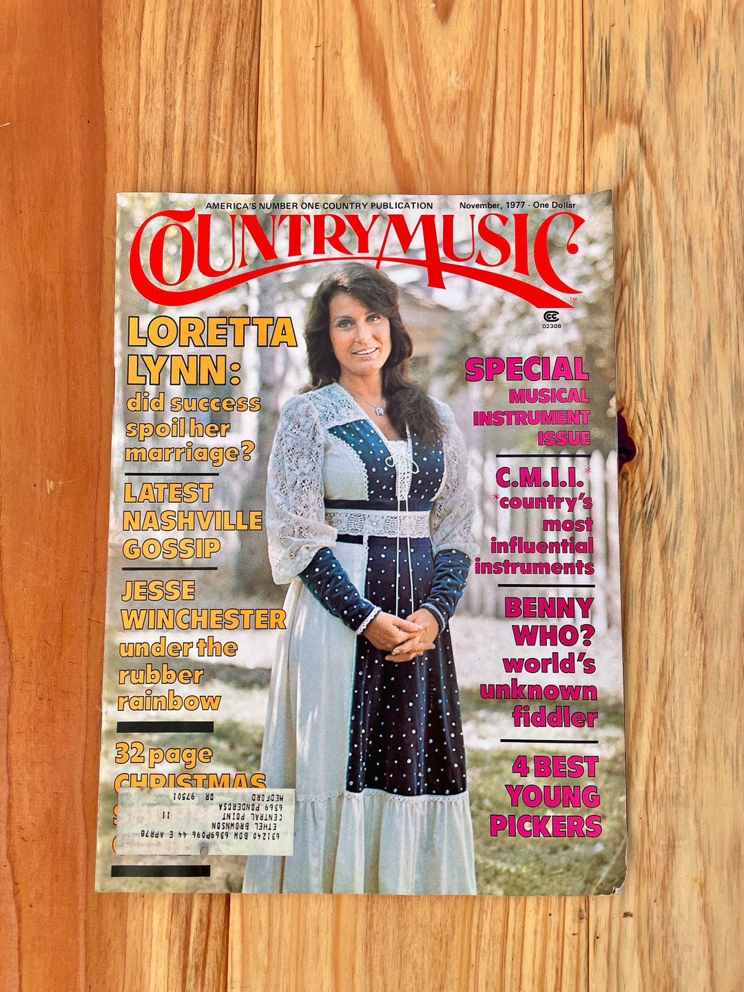 Vintage November 1977 County Music Magazine, Loretta Lynn - Etsy