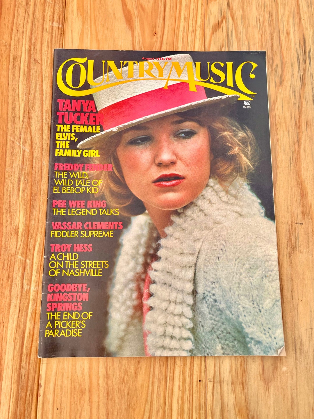Vintage August 1975 County Music Magazine, Tanya Tucker - Etsy