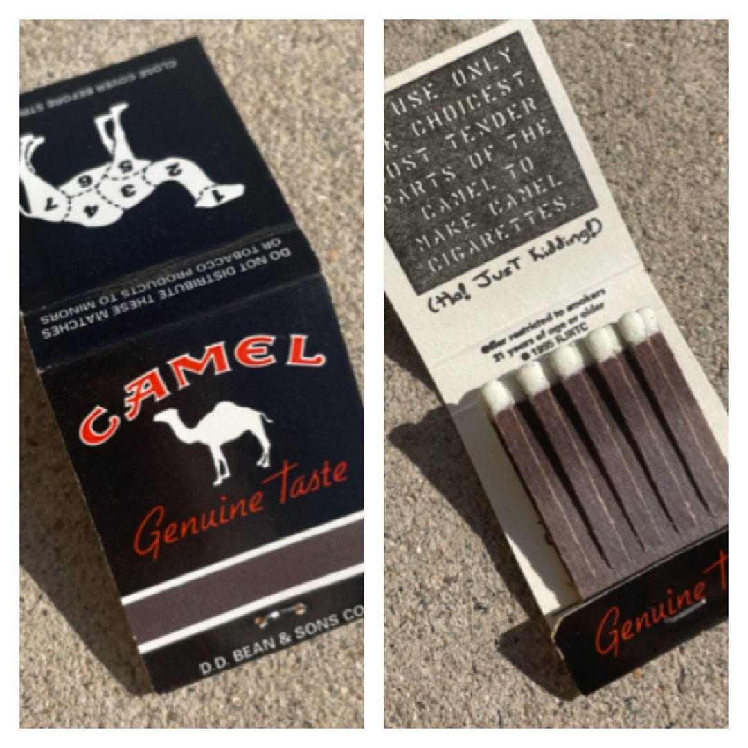 Vintage 1995 Camel Cigarettes Promo Matchbook - Etsy