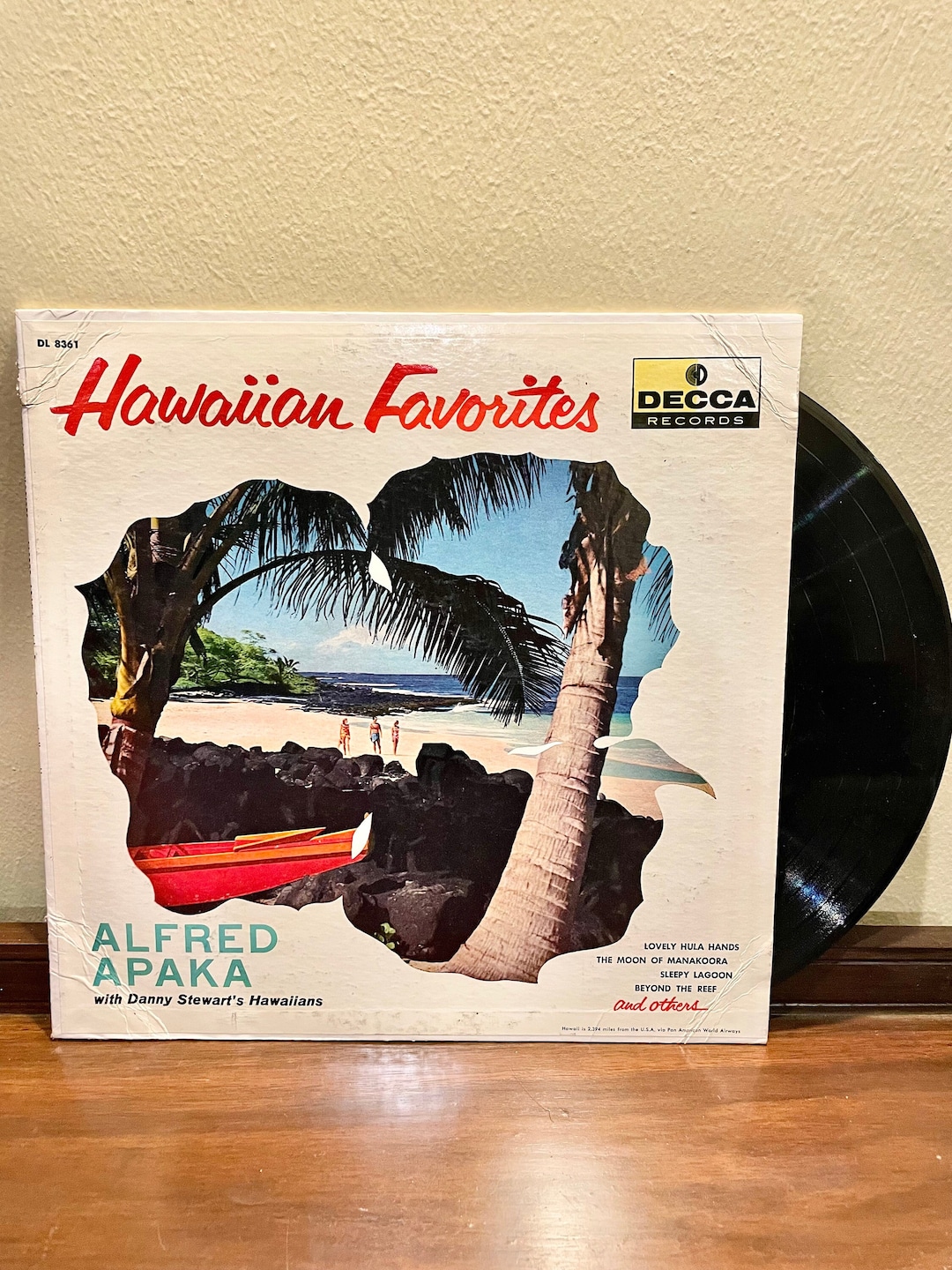 Vintage Hawaiian Favorites Alfred Apaka Danny Stewart's Hawaiians Vinyl ...