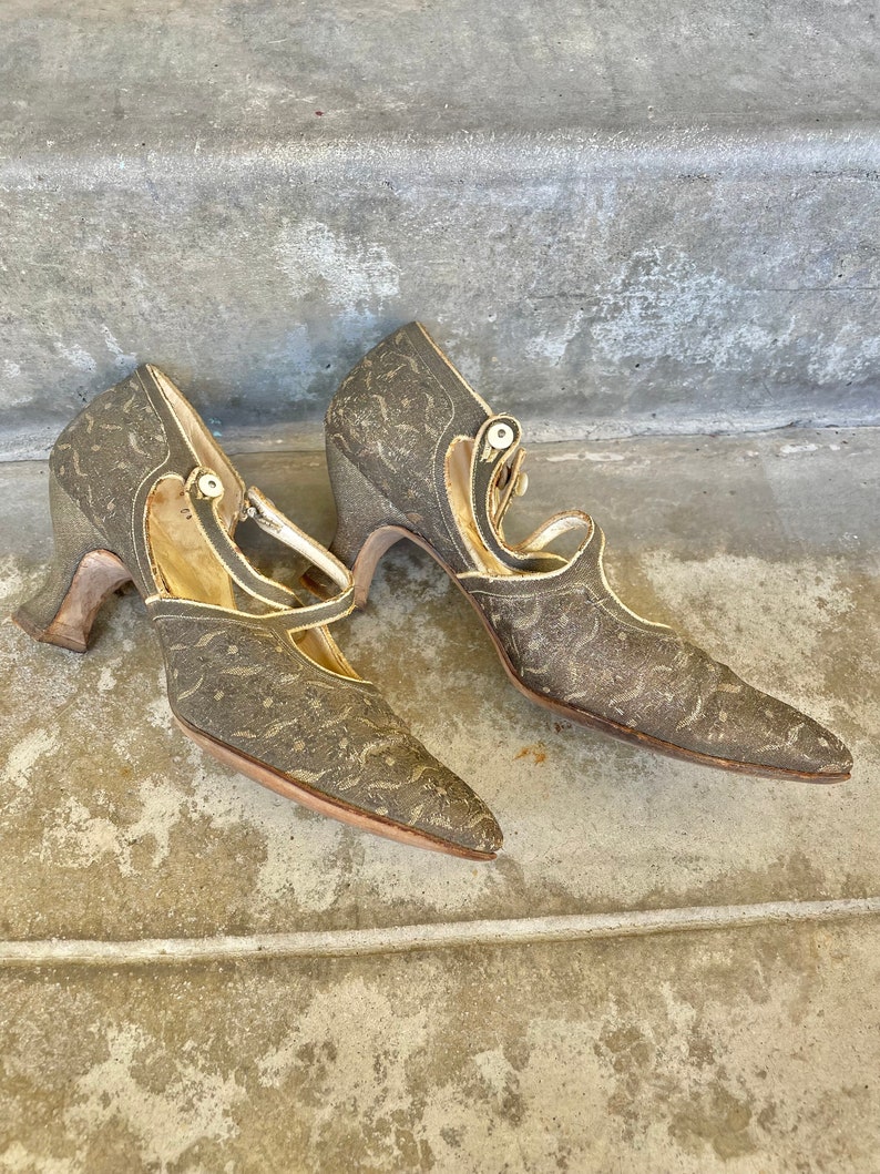 Vintage 1910s-1920s Edwardian/flapper Women’s Heels Shoes - Etsy