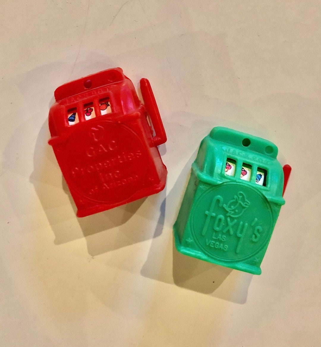 Vintage 1970s Miniature Toy Slot Machines Advertisement Working - Etsy