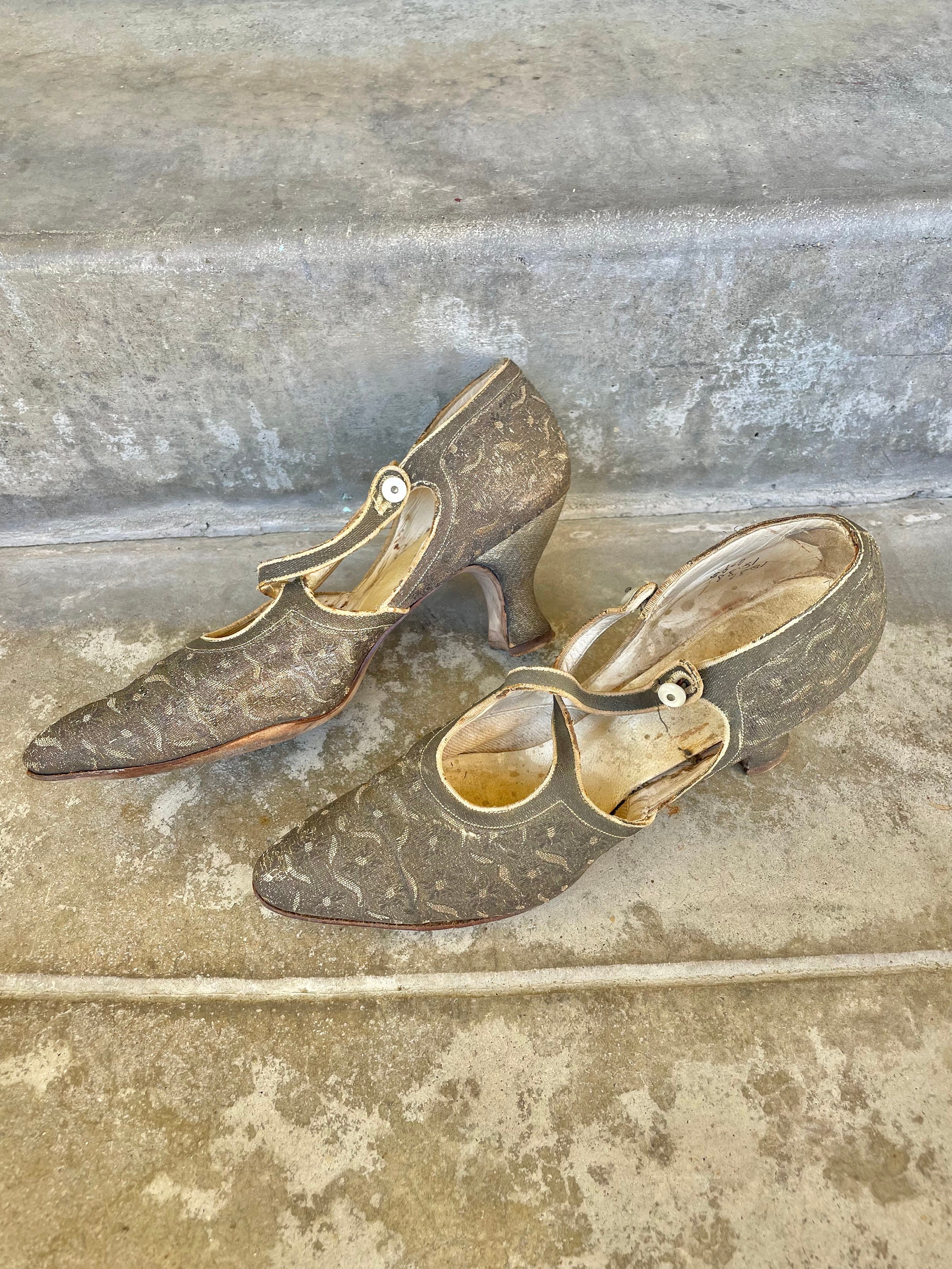 Vintage 1910s-1920s Edwardian/flapper Women’s Heels Shoes - Etsy