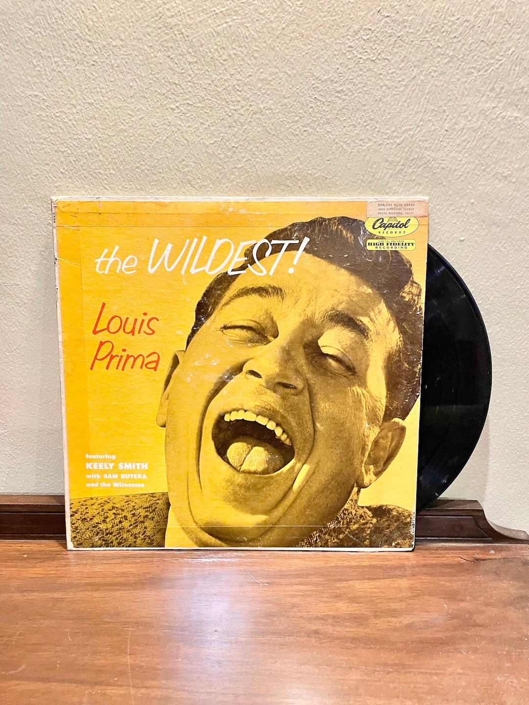 Vintage the Wildest Louis Prima Featuring KEELY SMITH With Sam Butera ...