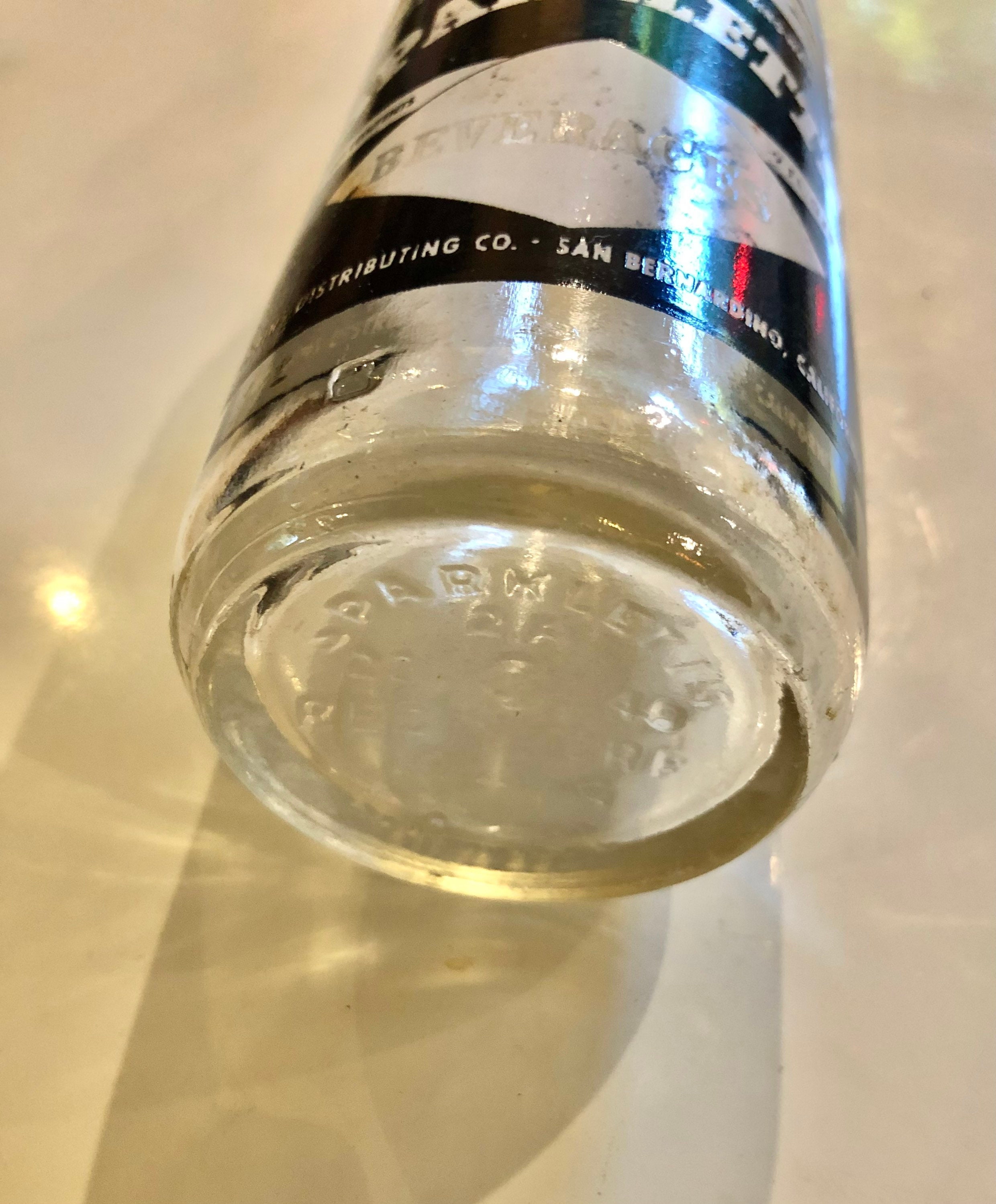Rare Vintage 1940 Sparkletts Drinking Water Bottle San Bernardino CA - Etsy