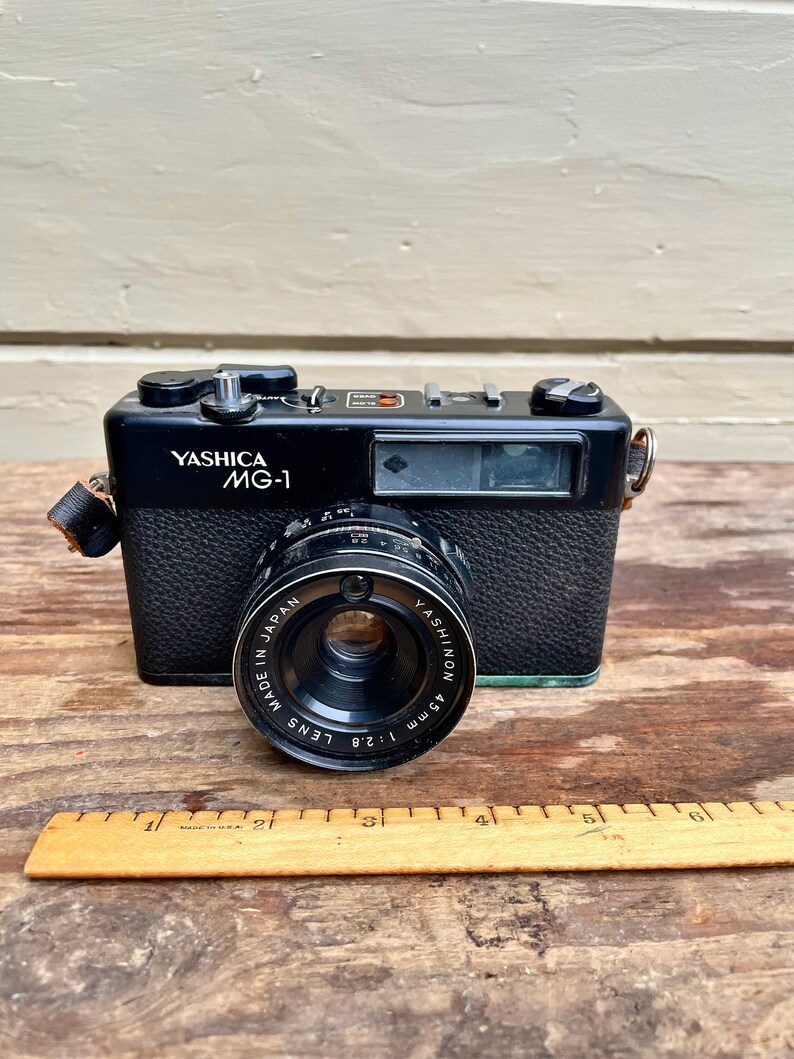 Vintage Yashica MG-1 Camera W/ Case - Etsy UK