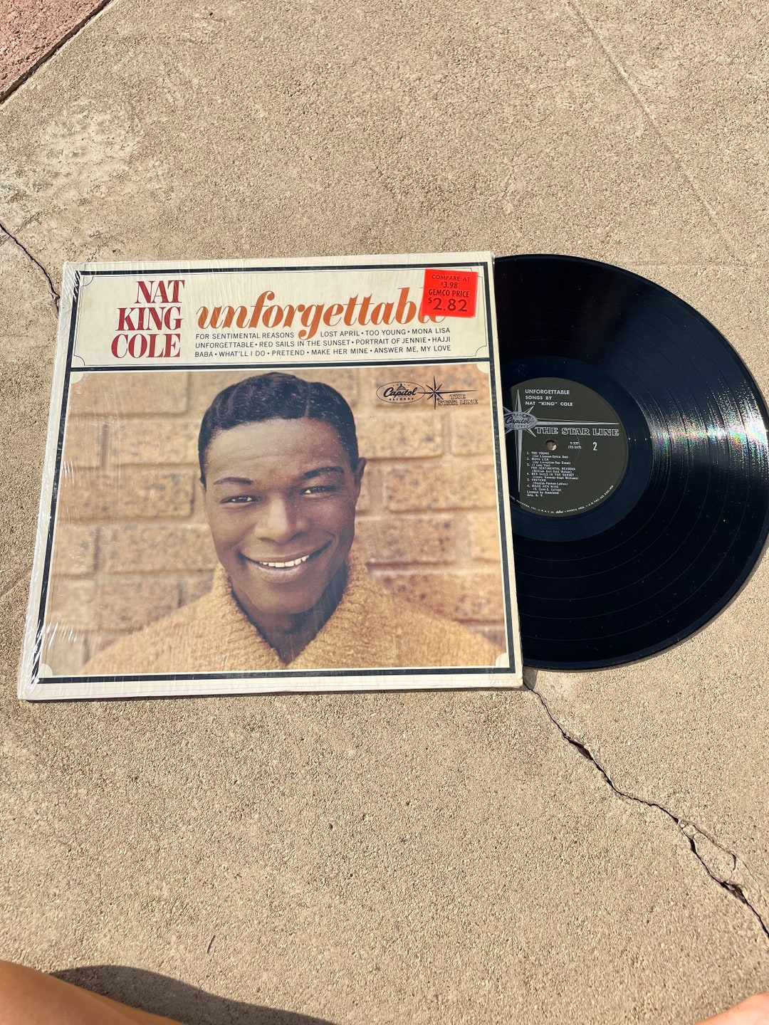 Vintage Nat King Cole Unforgettable Vinyl Record LP - Etsy