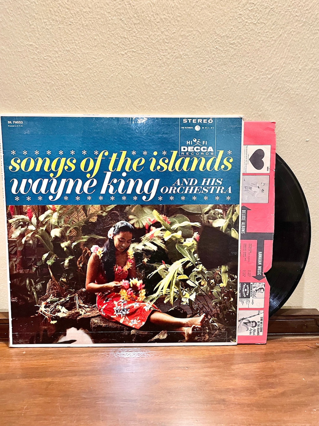 Vintage Songs of the Islands Wayne King and His Orchestra Vinyl Record ...