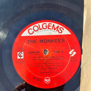 Vintage Meet the Monkeys Debut Album Vinyl - Etsy