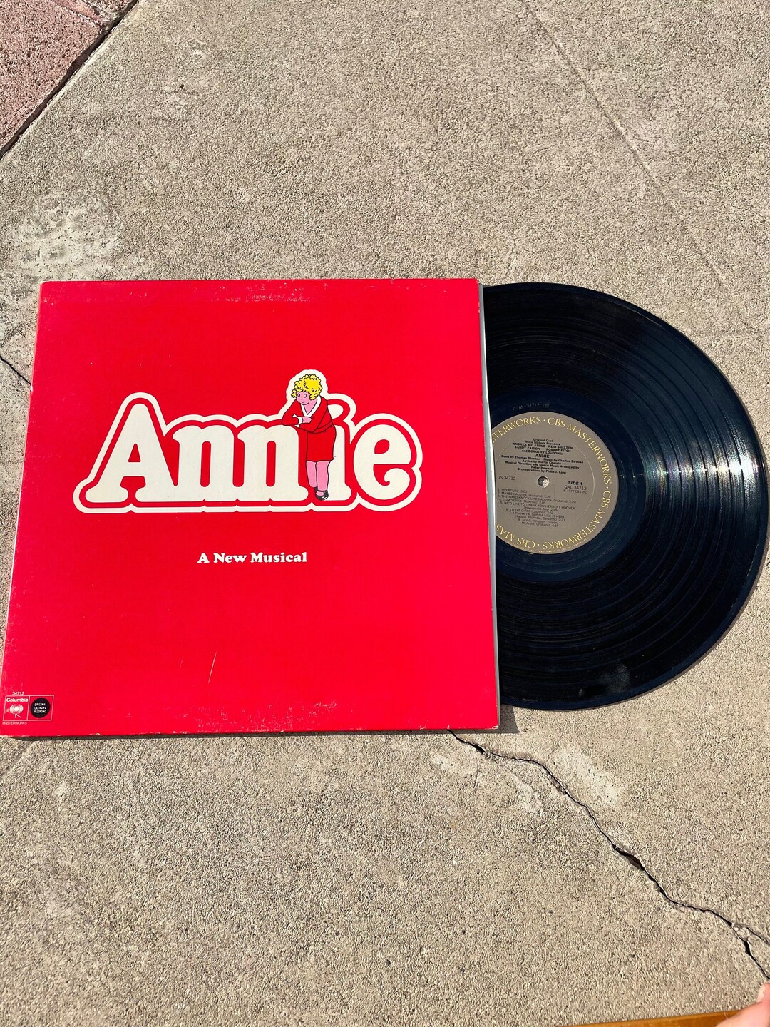 Vintage 1977 CBS Annie A New Musical Soundtrack Vinyl Record - Etsy