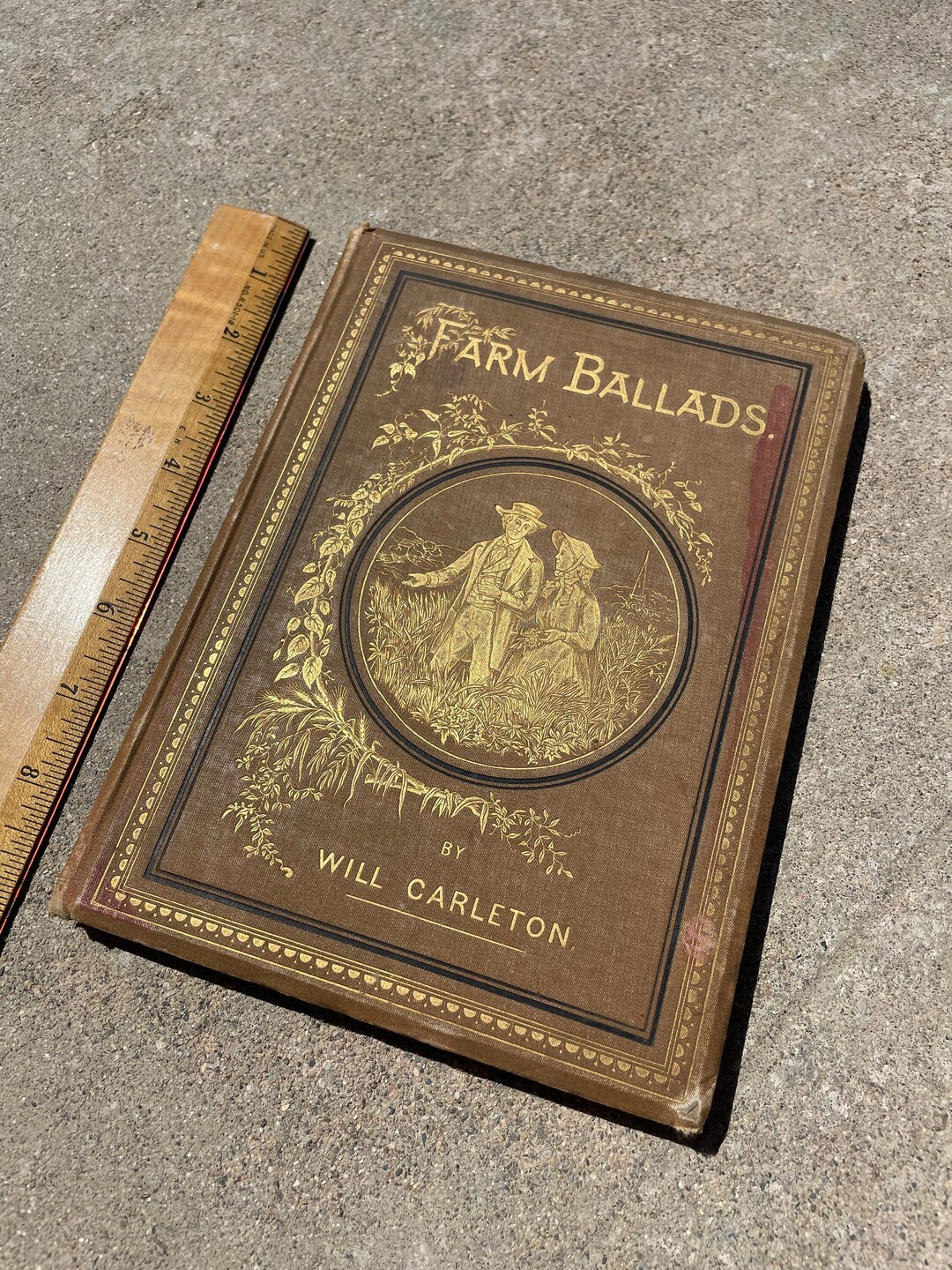 Vintage 1873 Farm Ballads Will Carleton Poetry Book - Etsy