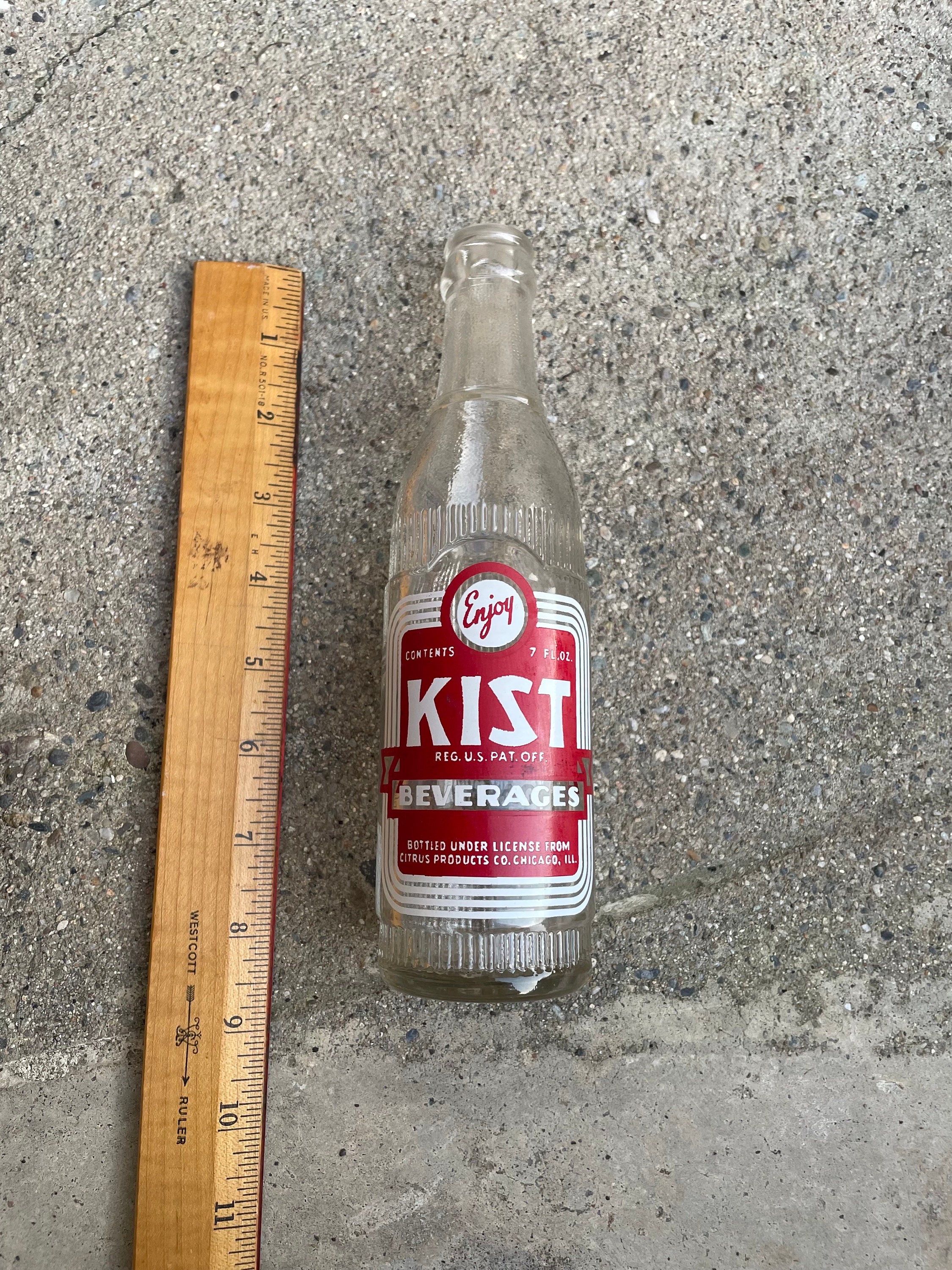 Vintage Kist Soda Bottle - Etsy